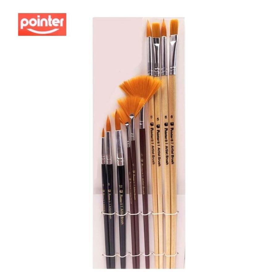 Set de pinceles surtidos Pointer 10 unidades – Punto