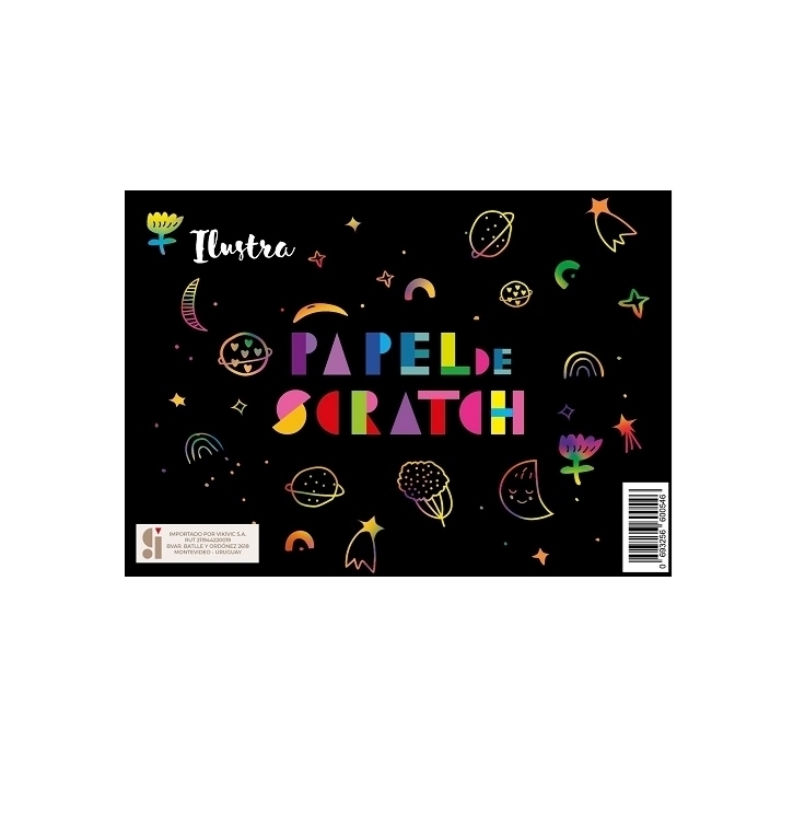 Block de papel scratch 20 unidades Ilustra – Punto
