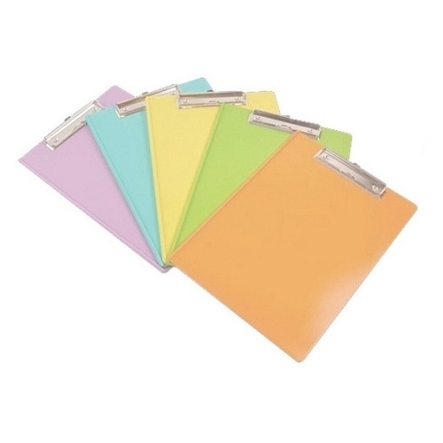 Tabla con aprieta papel colores pastel – Punto
