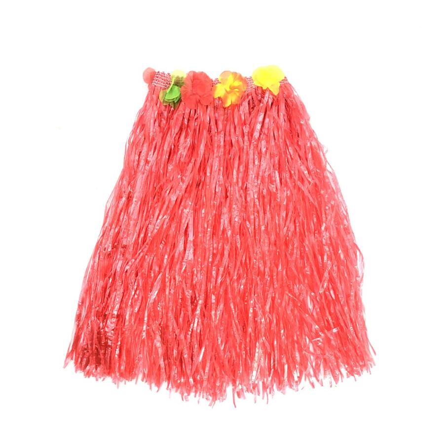 Pollera Hawaiana 60cm Rojo – Punto
